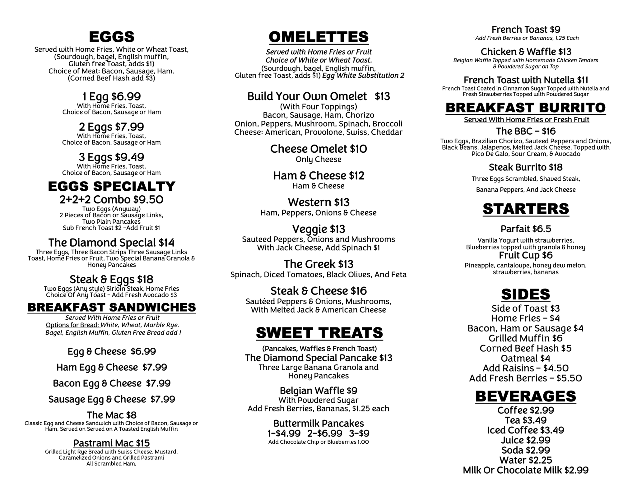 Diamond Café - Northborough Ma